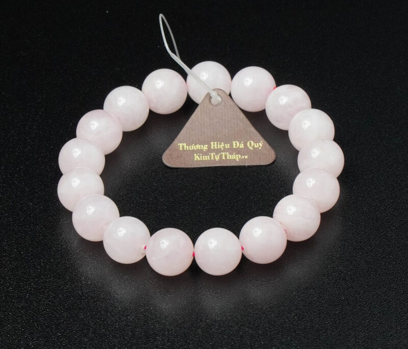 Vòng Đá Thạch Anh Hồng - Kích hoạt đường tình duyên suôn sẻ - Đá Thạch ...